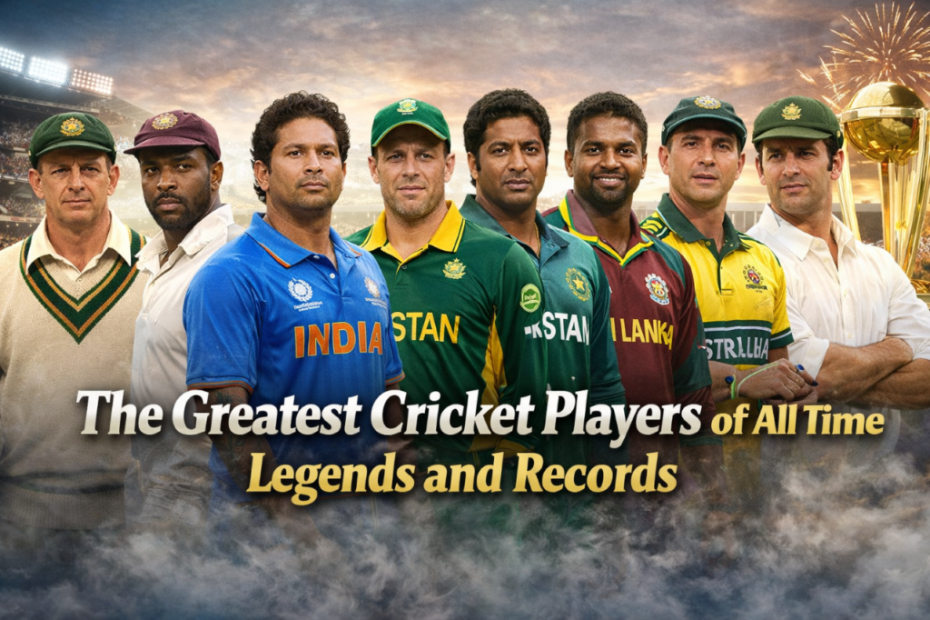 The Greatest Cricket Players Of All Time: Legends And Records – Cricket ...