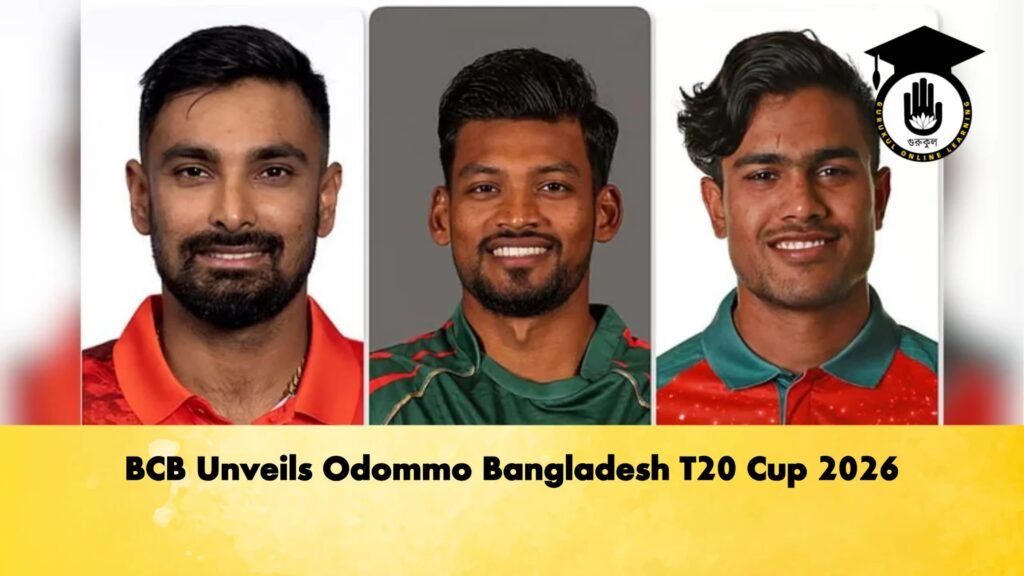 BCB Unveils Odommo Bangladesh T20 Cup 2026 – Cricket Gurukul, GOLN ...
